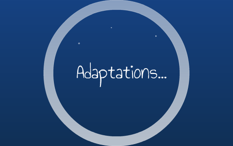 Adaptations by isaiah amador