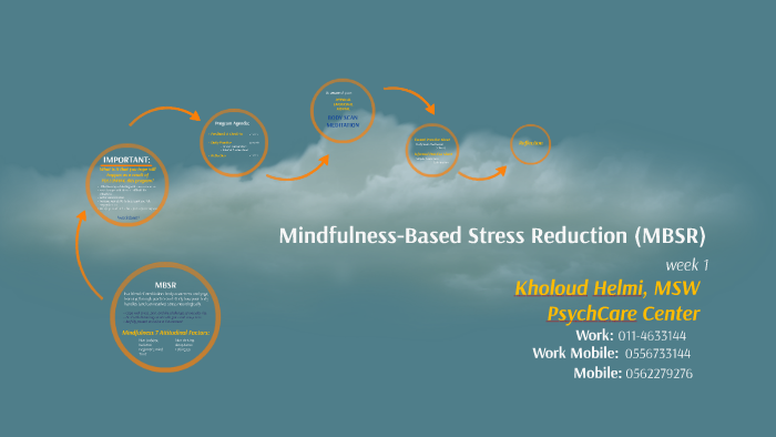 Mindfulness Based Stress Reduction (MBSR) Week 1 by kholoud helmi on Prezi