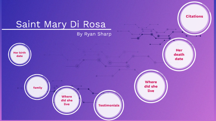 Saint Mary Di Rosa by Ryan Sharp on Prezi