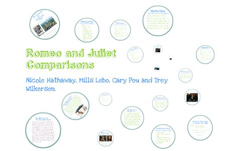 Romeo and Juliet Comparisons by Nik Ebron on Prezi