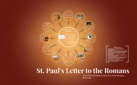 St. Paul's Letter to the Romans by alyssa tally on Prezi