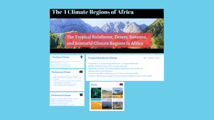 4 Climate regions of Africa by GEN. NINJA on Prezi
