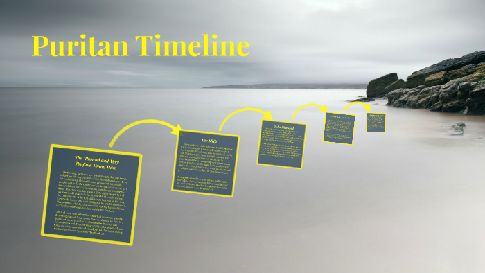 Puritan Timeline by Gregg Marcell on Prezi