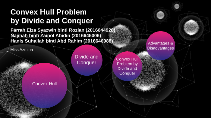 Convex Hull Problem By Divide and Conquer by suhailah abd rahim on Prezi