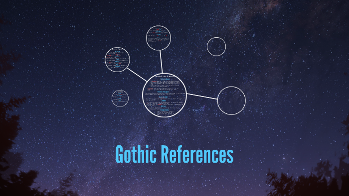 Gothic References by Taz Walden