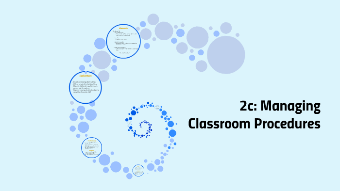 2c: Managing Classroom Procedures by Mel Boyd on Prezi