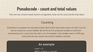 Pseudocode - count and total values by Wingu Academy on Prezi Design