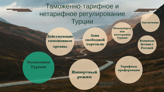 Таможенно-тарифное и нетарифное регулирование Турции by D S on Prezi