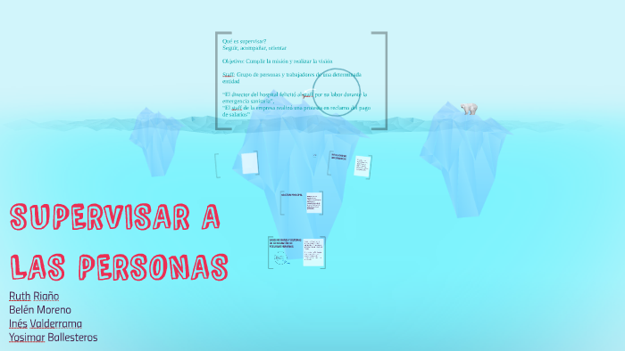 SUPERVISAR A LAS PERSONAS by Ines Valderrama on Prezi