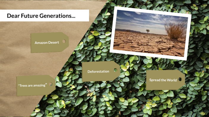 Dear Future Generations by CORINA PARDAL on Prezi