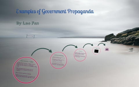 Examples of Government Propaganda by Leo Fan on Prezi