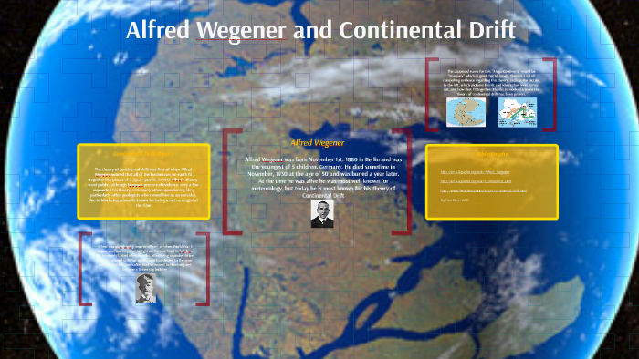 Alfred Wegener and Continental Drift by Smitty Werbenjagermanjensen on ...