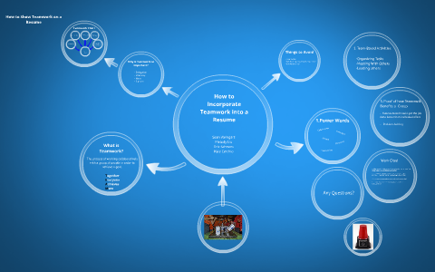 How to Show Teamwork on a Resume by Sean Weingarz on Prezi