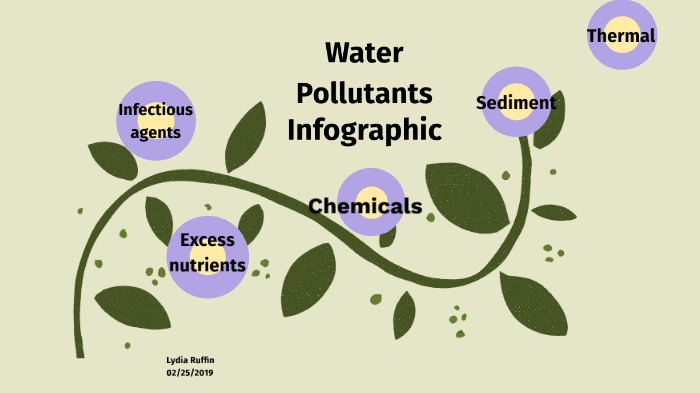 Water Pollutants Infographic by Lydia Ruffin on Prezi