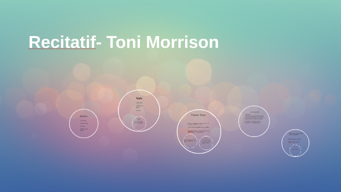 Recitatif- Toni Morrison by Brianna Moore on Prezi