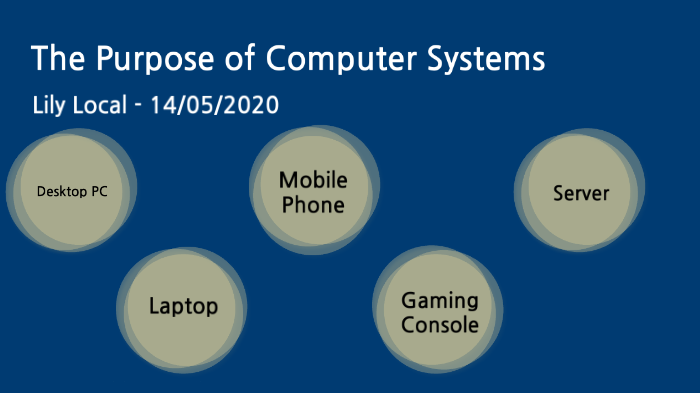 Purpose of computer systems by Lily Mai on Prezi