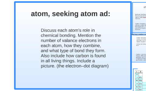 atom, seeking atom ad: by sam trenary on Prezi