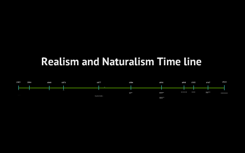 Realism and Naturalism timeline by Matt Duncan on Prezi
