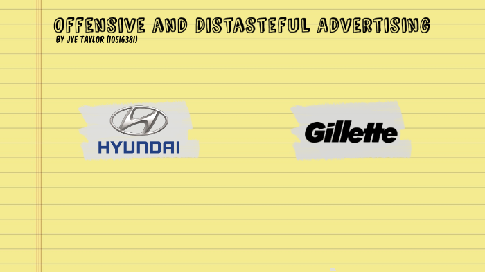 Offensive and Distasteful Advertising by Jye Taylor on Prezi