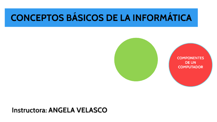 Conceptos Básicos de la Informática by angela velasco on Prezi