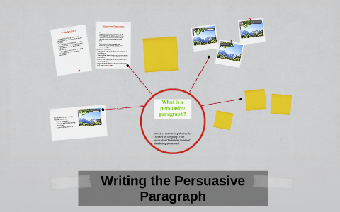 Writing the Persuasive Paragraph by Hope Grant on Prezi