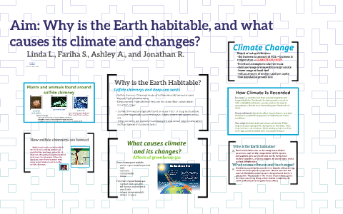 Aim: Why is the Earth habitable and what causes climate and by Linda ...
