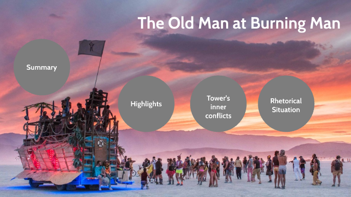 Old man at Burning Man by Suleman Warraich on Prezi