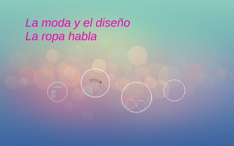 La Moda y el diseño by angeline velez on Prezi