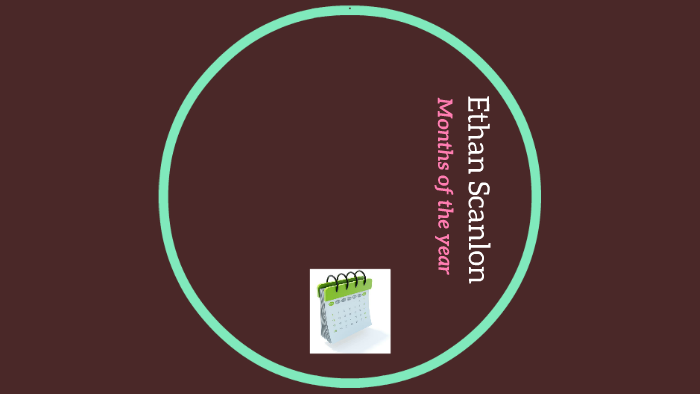 months of the year by ethan scanlon on Prezi
