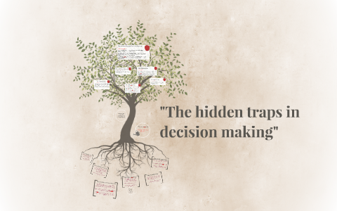 "The hidden traps in decision making" by Valeria Pribegina on Prezi