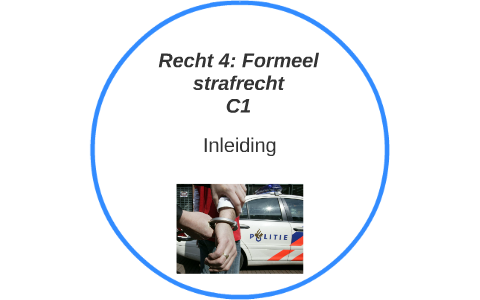 Recht 4: Formeel strafrecht by Anna Simone on Prezi