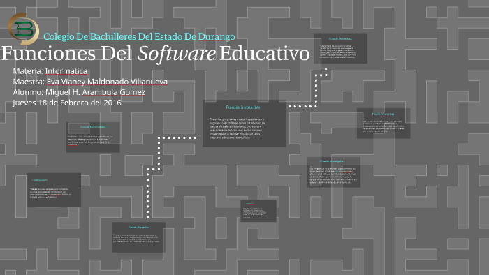 Funciones Del Software Educativo by Mike Arambula on Prezi