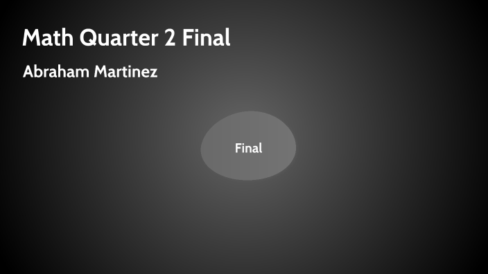 Math Quarter 2 Final by Abraham Martinez on Prezi