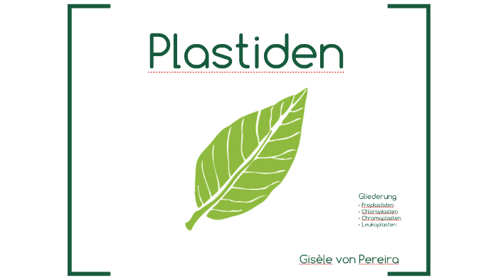 Plastiden by Gisèle von Pereira on Prezi