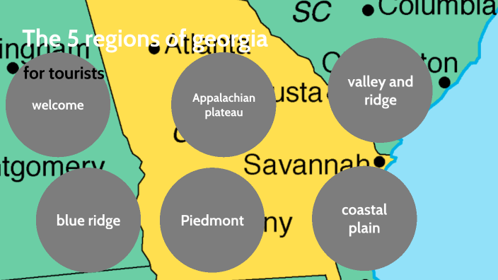 georgia geographic features