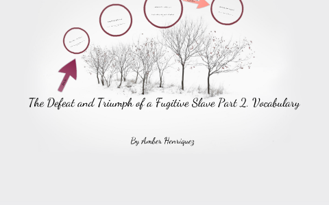 The Defeat and Triumph of a Fugitive Slave Vocabulary by AmberPaola ...