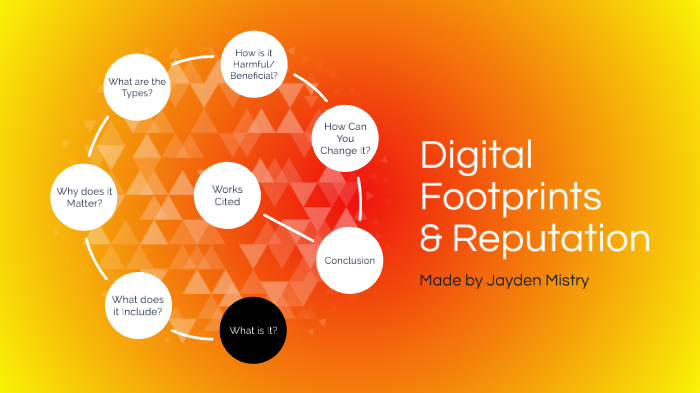 Digital Footprints & Reputation by Jayden Mistry on Prezi