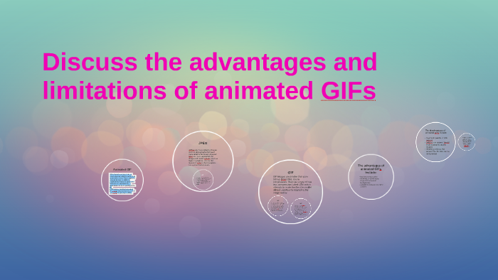 Discuss the advantages and limitations of animated GIFs by Noor Alenazi ...