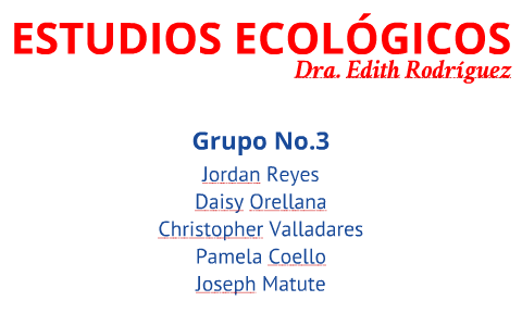 EPIDEMIOLOGÍA Estudios Ecológicos by Joseph Rodriguez on Prezi