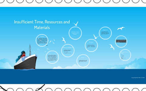 Insufficient Time, Resources and Materials by Diana Monzon on Prezi