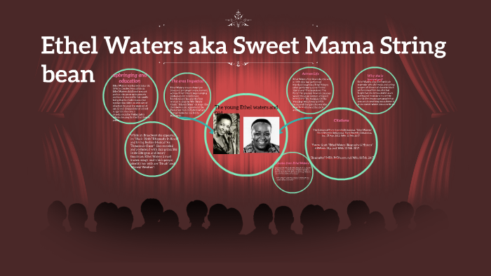 Ethel Waters aka Sweet Mama Stringbean by Maya Easley on Prezi