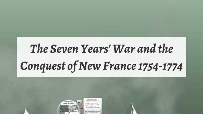 The Seven Years' War and the Conquest of New France 1754-177 by Emily ...
