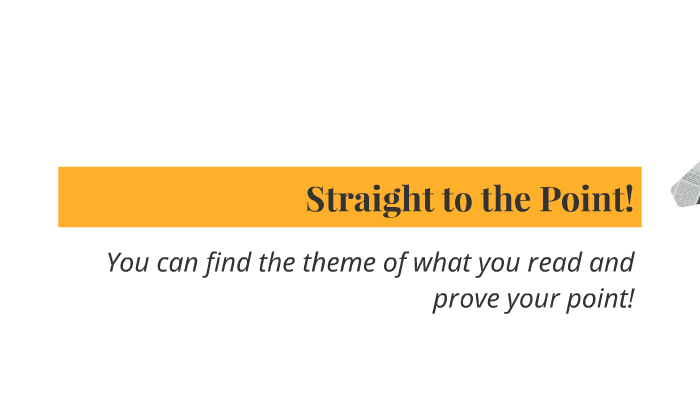 Straight to the Point! by Jessie Du Pre on Prezi