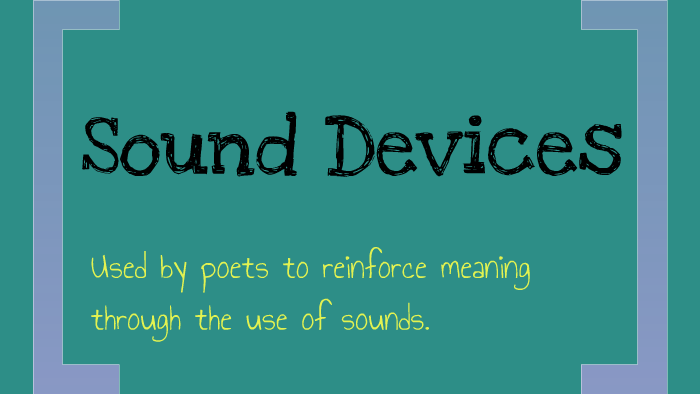 Sound Devices by Jonna Murphy on Prezi