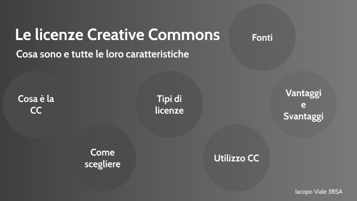 Licenze Creative Commons by iacopo viale on Prezi