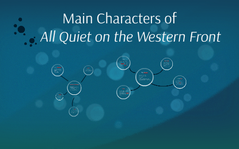 Main Characters of All Quiet on the Western Front by Brittany Hacker on ...