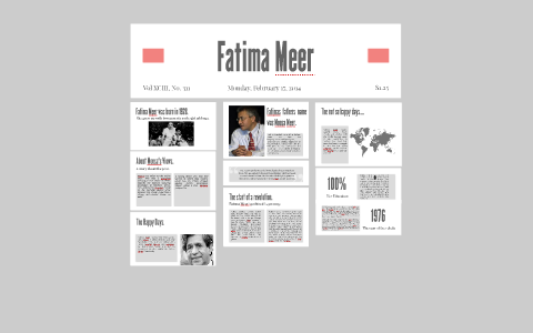 Fatima Meer by Cassandra Scheepers on Prezi