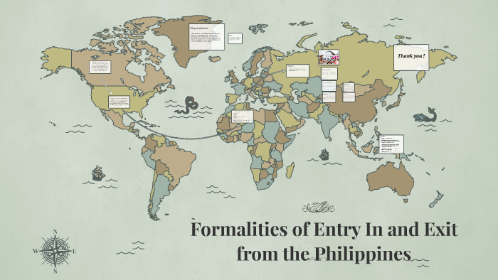 Formalities of Entry In and Exit from the Philippines by Trizha Diaz on ...