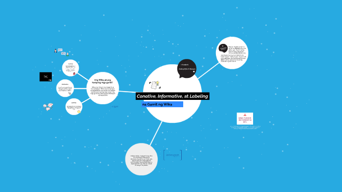 Conative, Informative, at Labeling by Audrey Gaboya