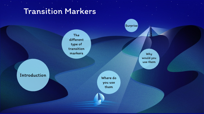 Transition markers by mikka savoeda on Prezi